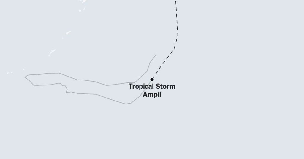 Map: Tracking Tropical Storm Ampil – ERITVNEWS